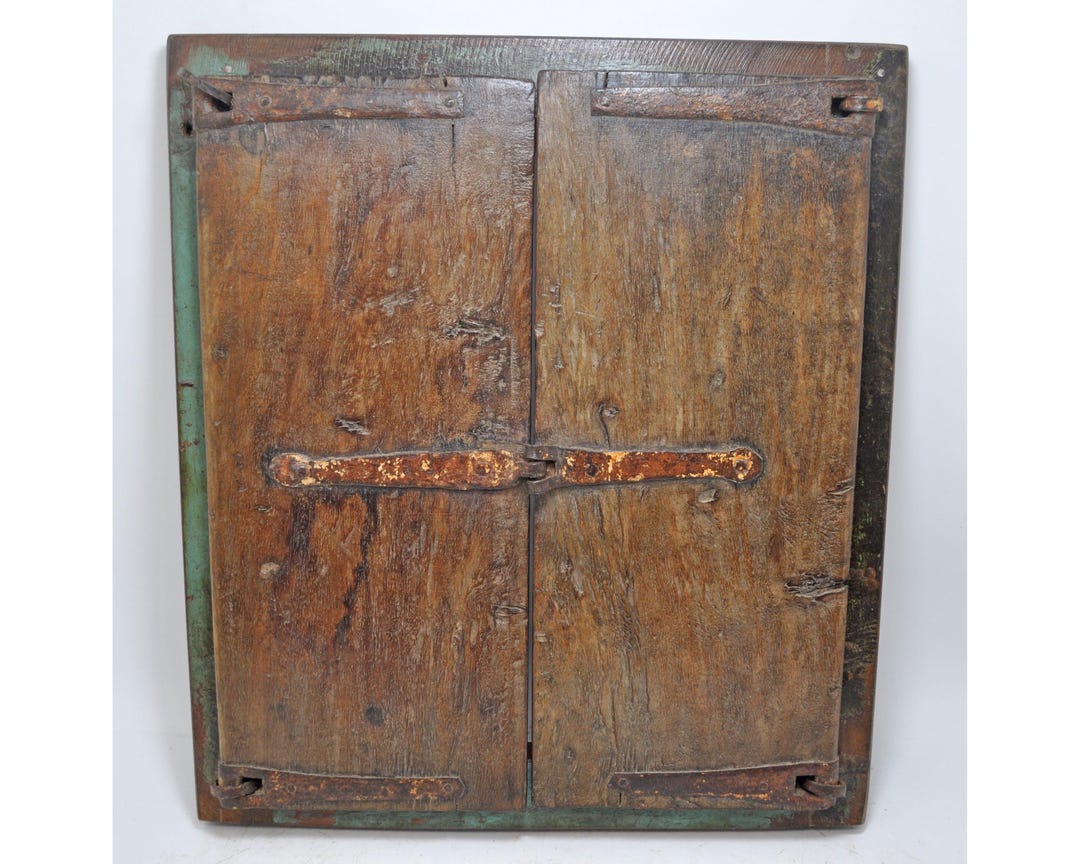 Antique Wooden Wall Décor Window Panel Frame Original Old Hand Crafted ...