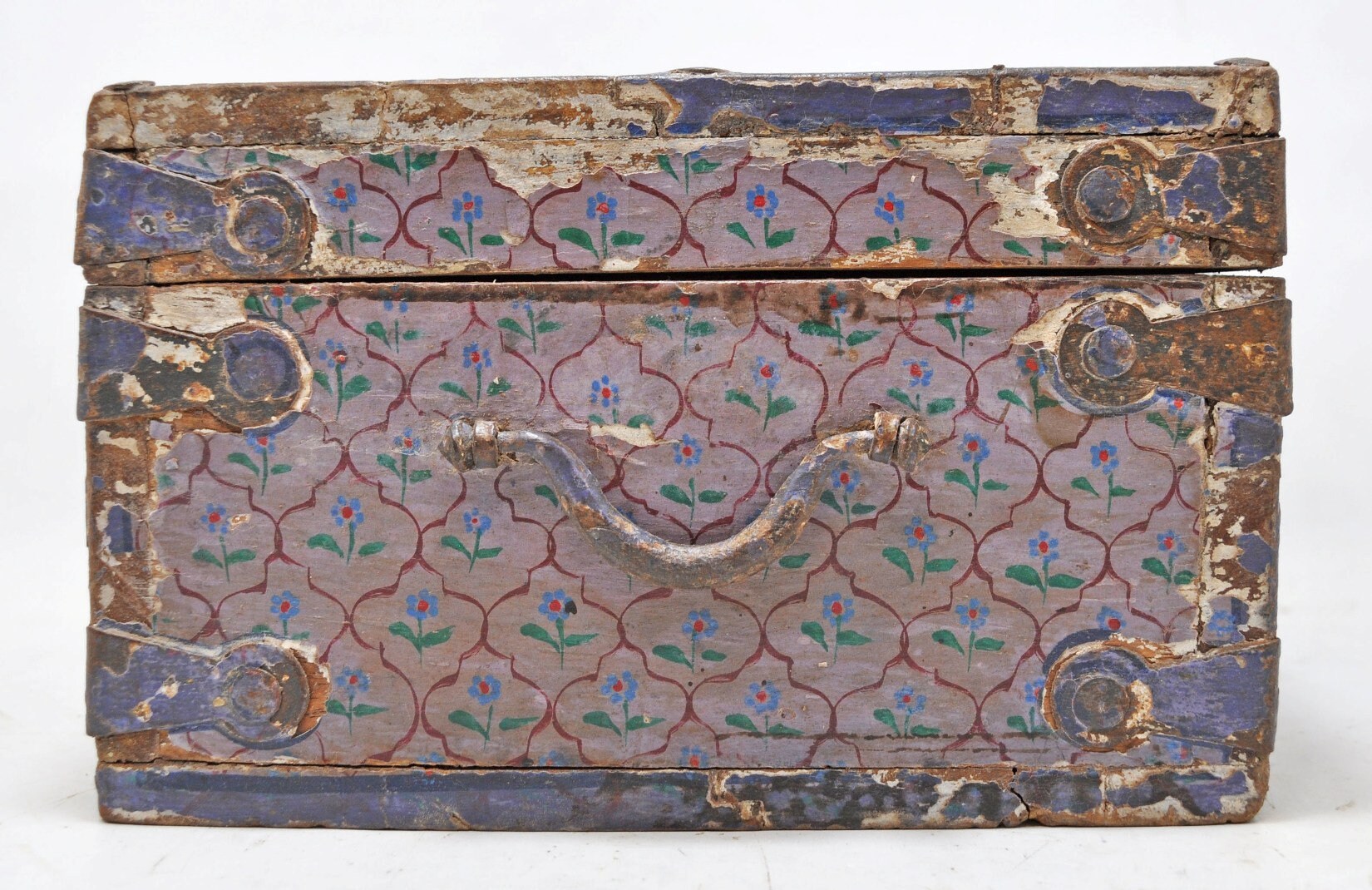 Vintage Wooden Square Storage Chest Box Original Old Hand | Etsy