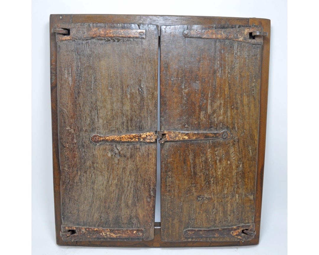 Antique Wooden Wall Décor Window Panel Frame Original Old Hand Crafted - Etsy