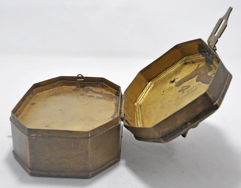 Antique Brass Betel Nuts Supari Box Orignal Old Hand Crafted | Etsy