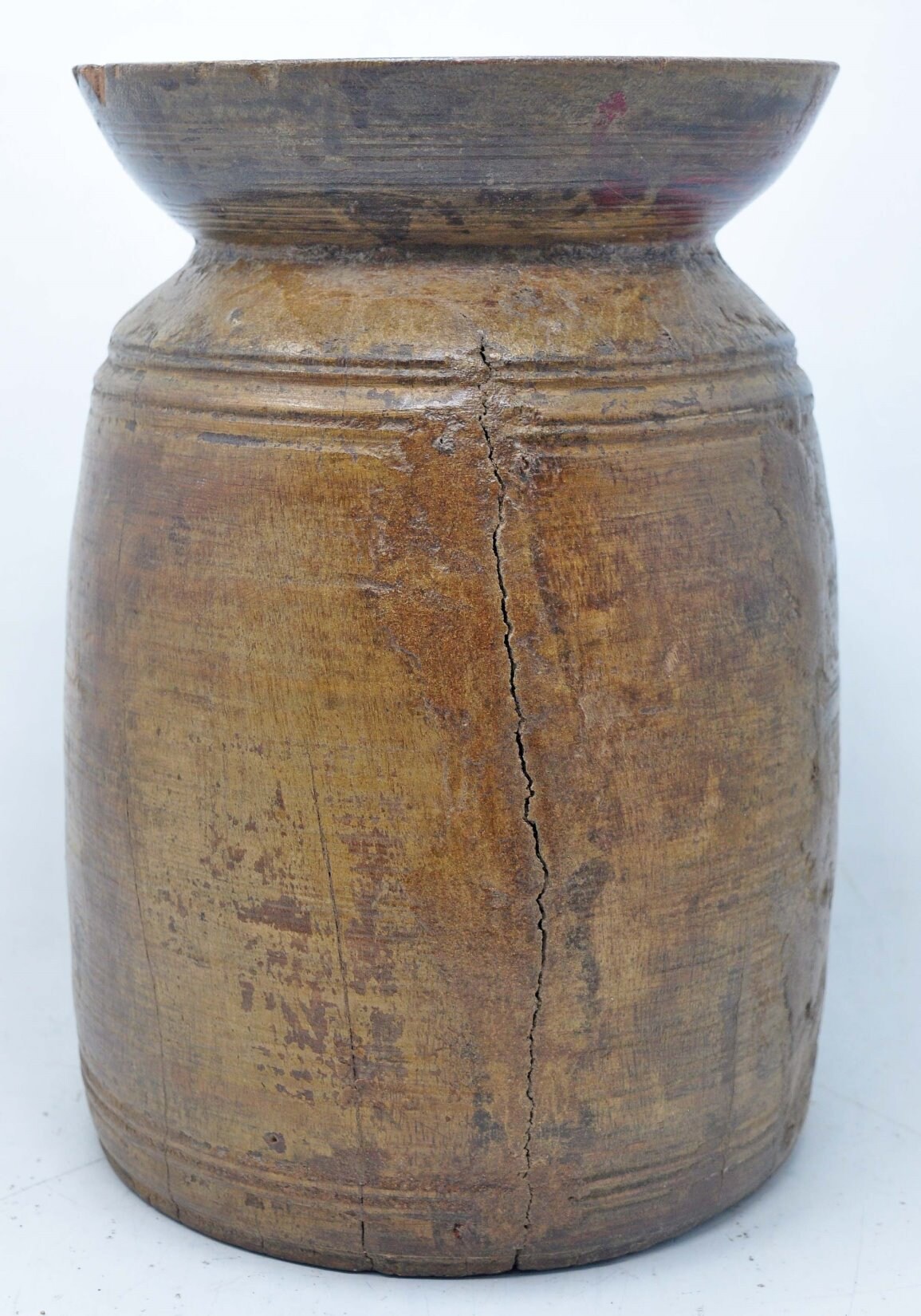 Antique Wooden Himalayan Water Storage Matka Pot Original Old - Etsy