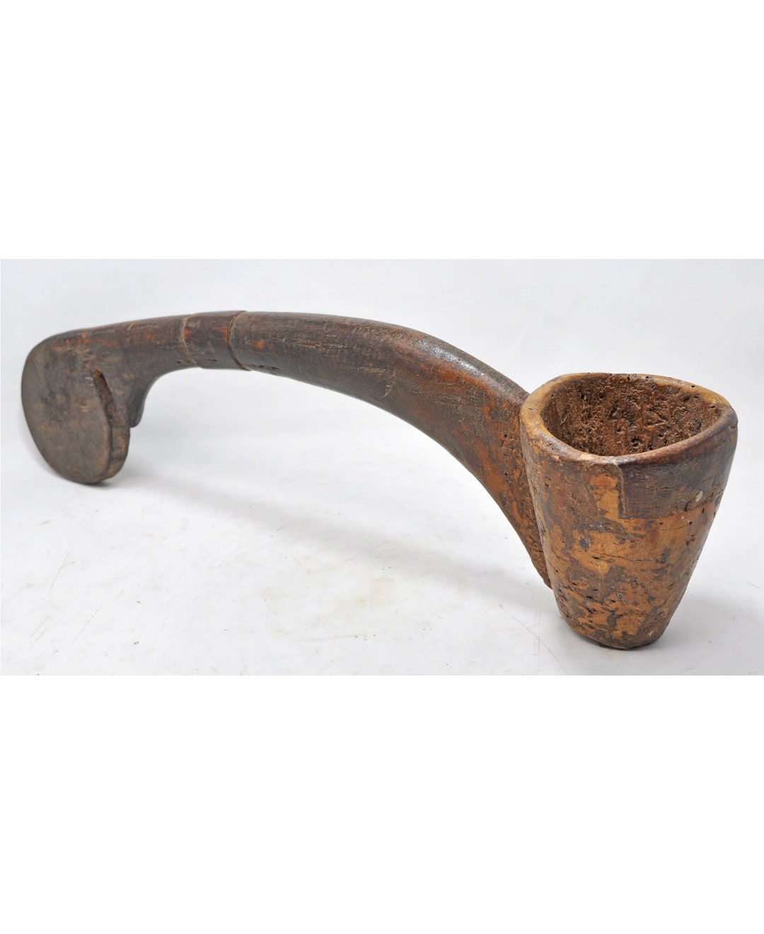 Antique Wooden Oil Spoon Pot Original Old Fine Hand Carved - Etsy