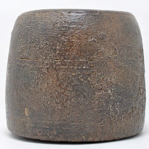 Antique Wooden Grain Measurement Pot Paili Original Old Hand Carved Art ...