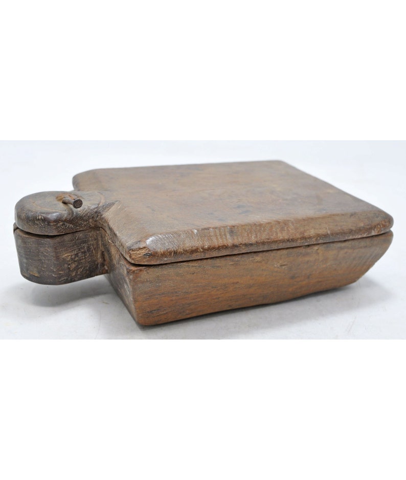 Antique Wooden Kitchenware Spice Box Original Old Hand Carved - Etsy