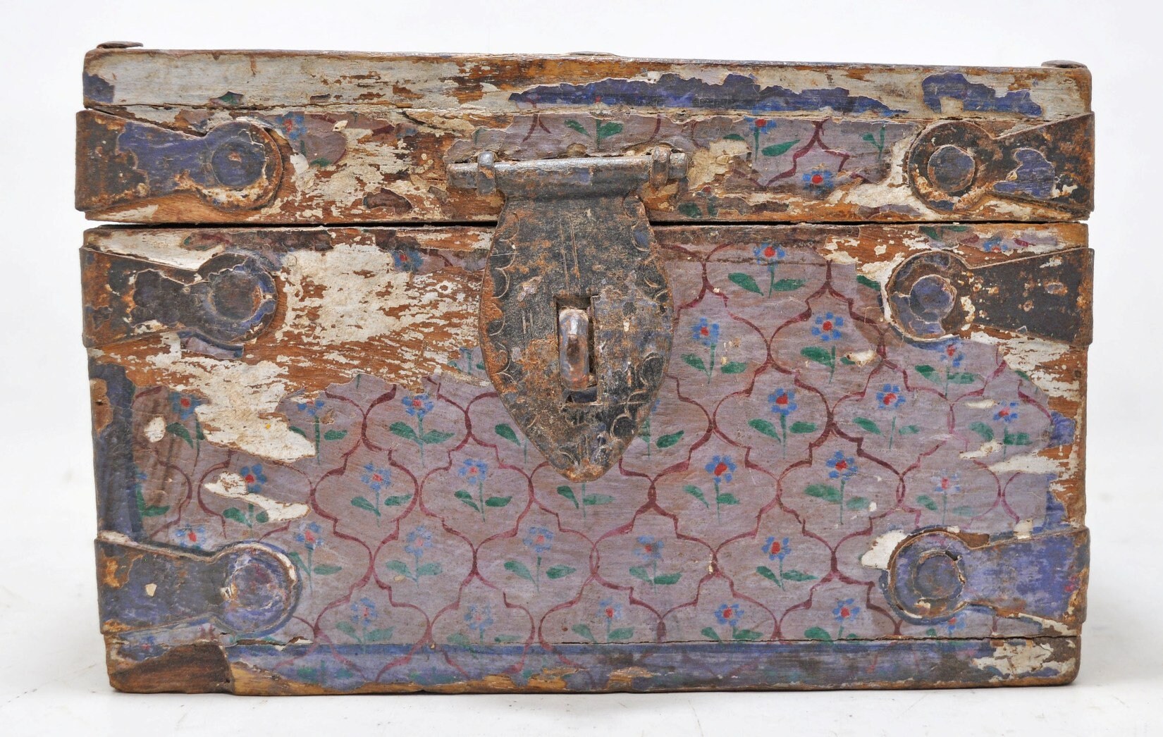 Vintage Wooden Square Storage Chest Box Original Old Hand | Etsy