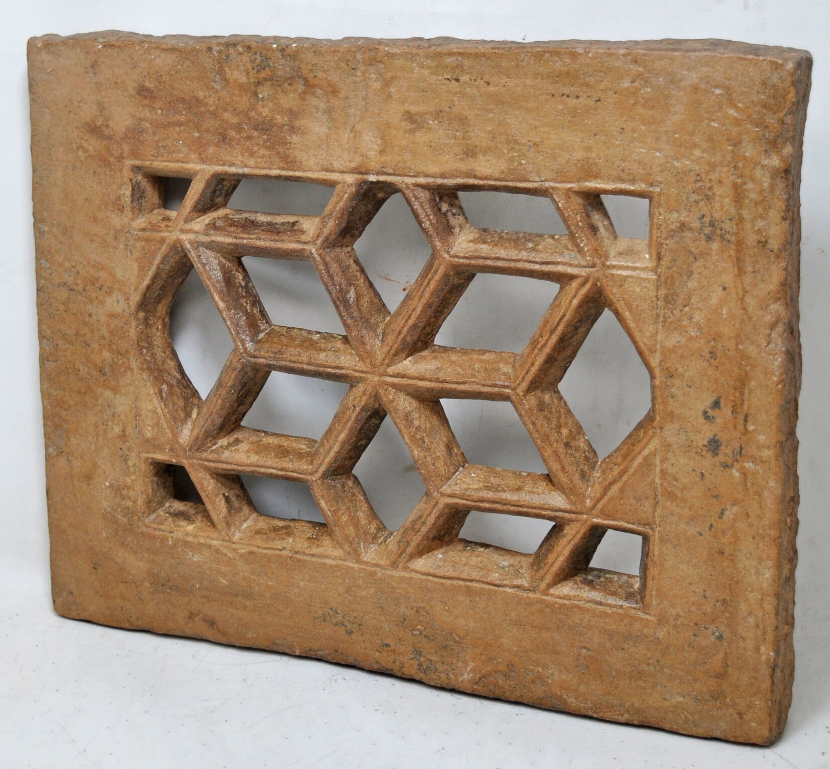Antique Sand Stone Wall Window Jali Panel Original Old Fine Hand Carved ...