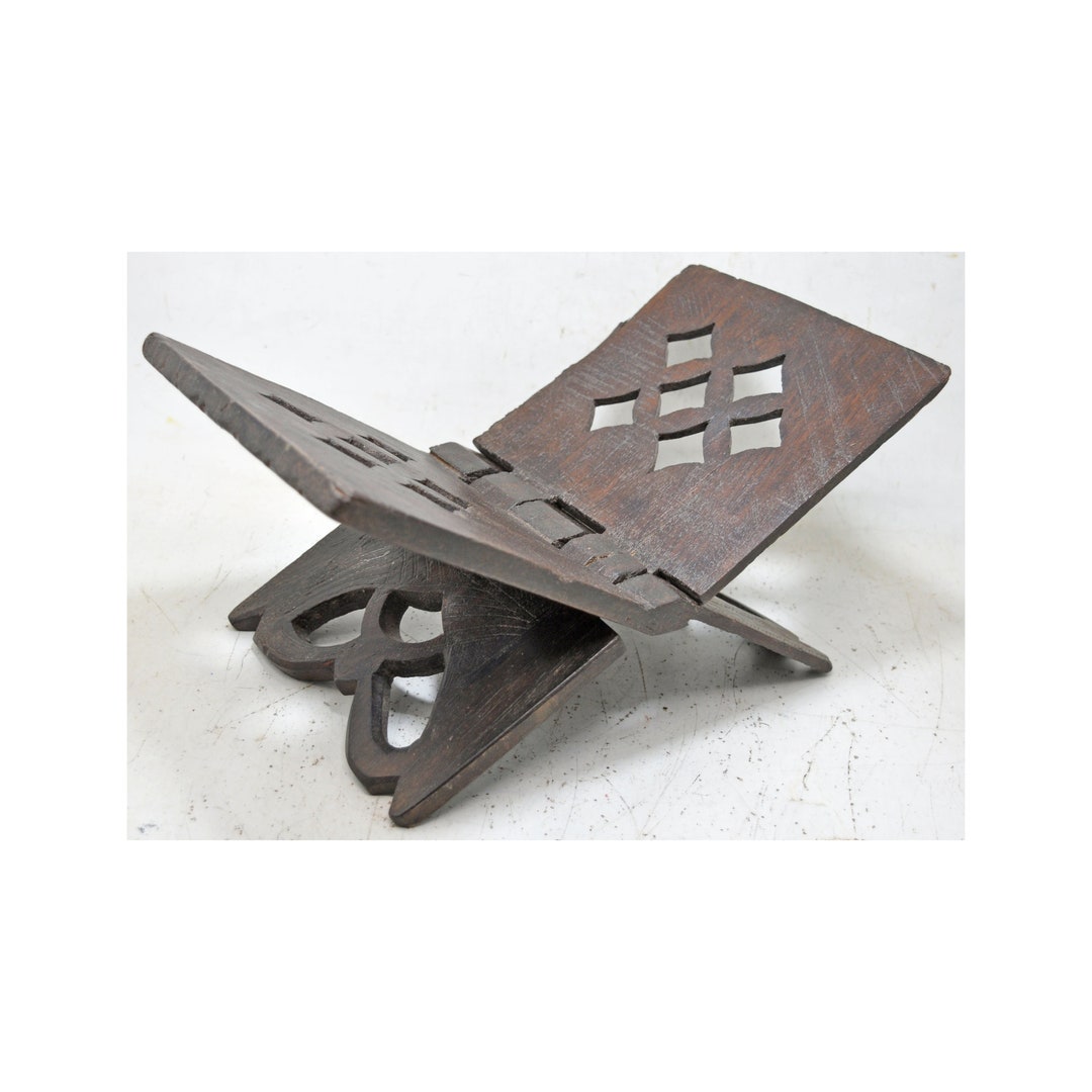 Antique Wooden Holy Quran Book Stand Original Old Hand Crafted Fine ...