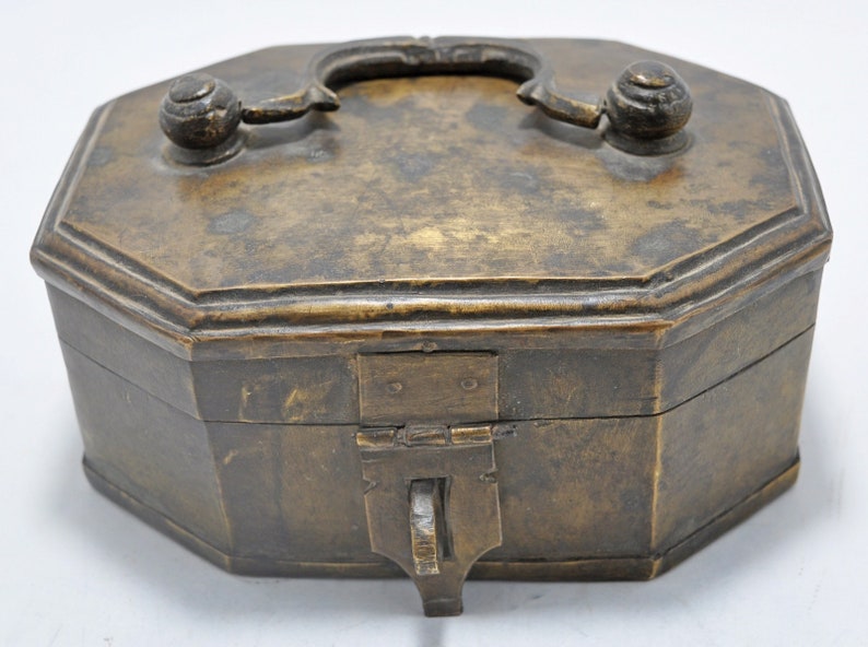 Antique Brass Betel Nuts Supari Box Orignal Old Hand Crafted | Etsy