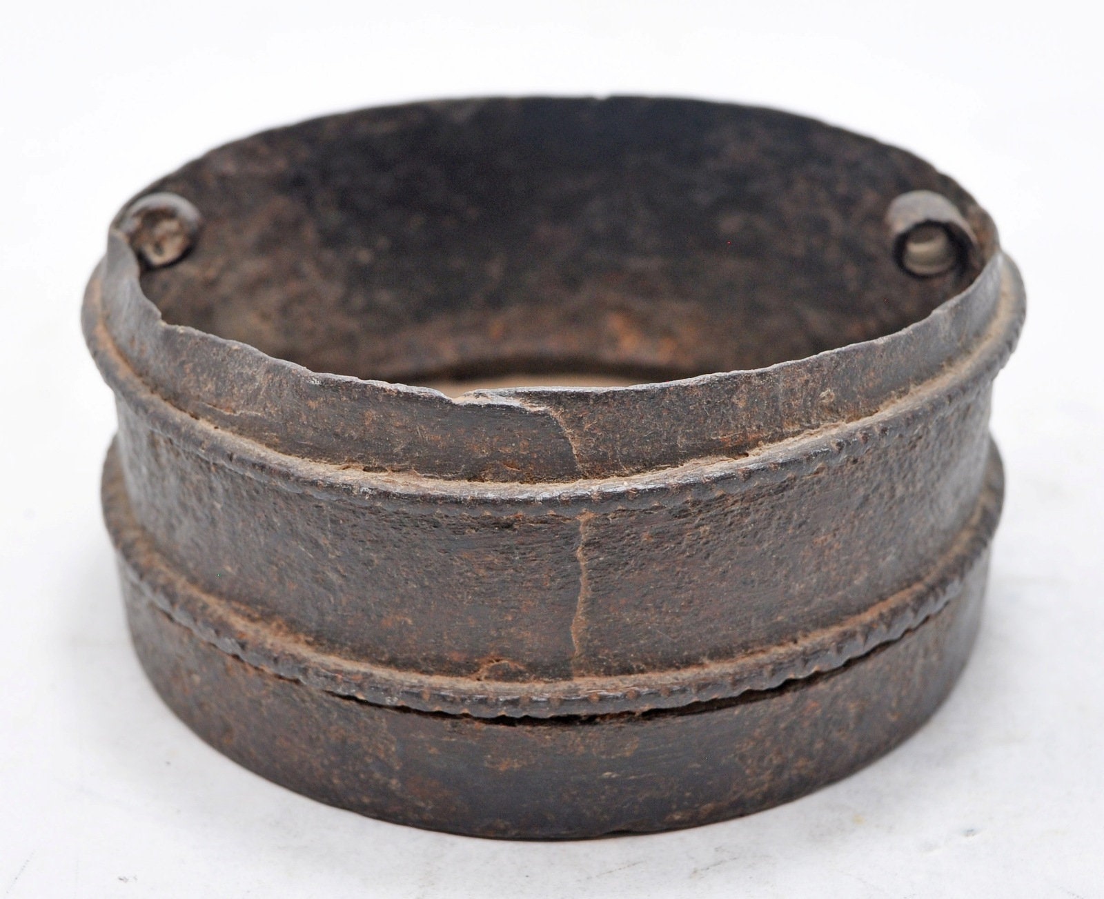 Antique Iron Grain Measurement Pot Paili Original Old Hand - Etsy
