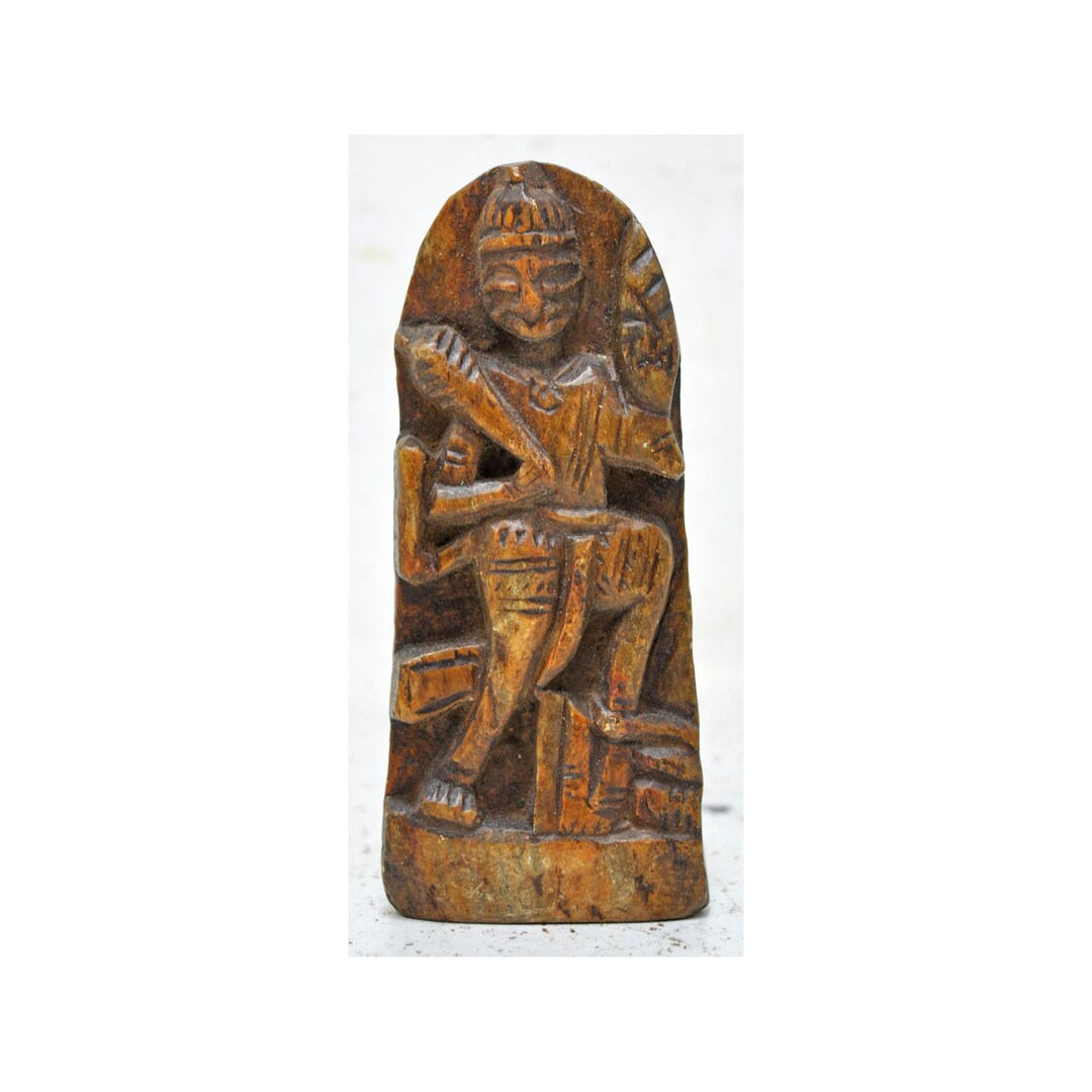 Antique Sand Stone God Hanumana Idol Figurine Original Old Hand Carved ...