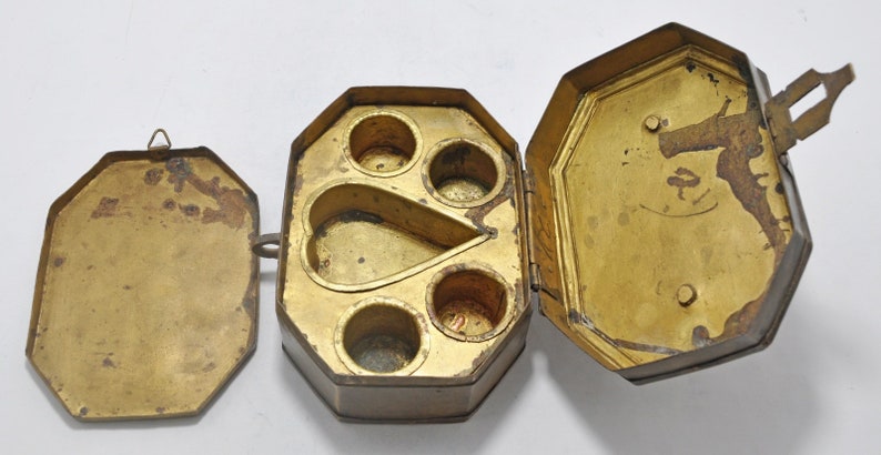 Antique Brass Betel Nuts Supari Box Orignal Old Hand Crafted - Etsy