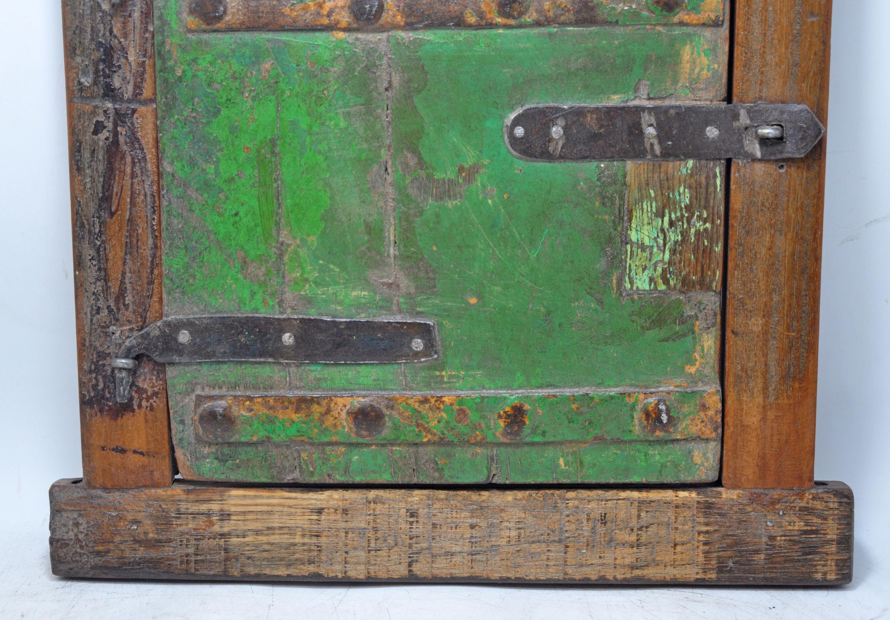 Antique Wooden Wall Décor Window Panel Frame Original Old Hand Crafted ...