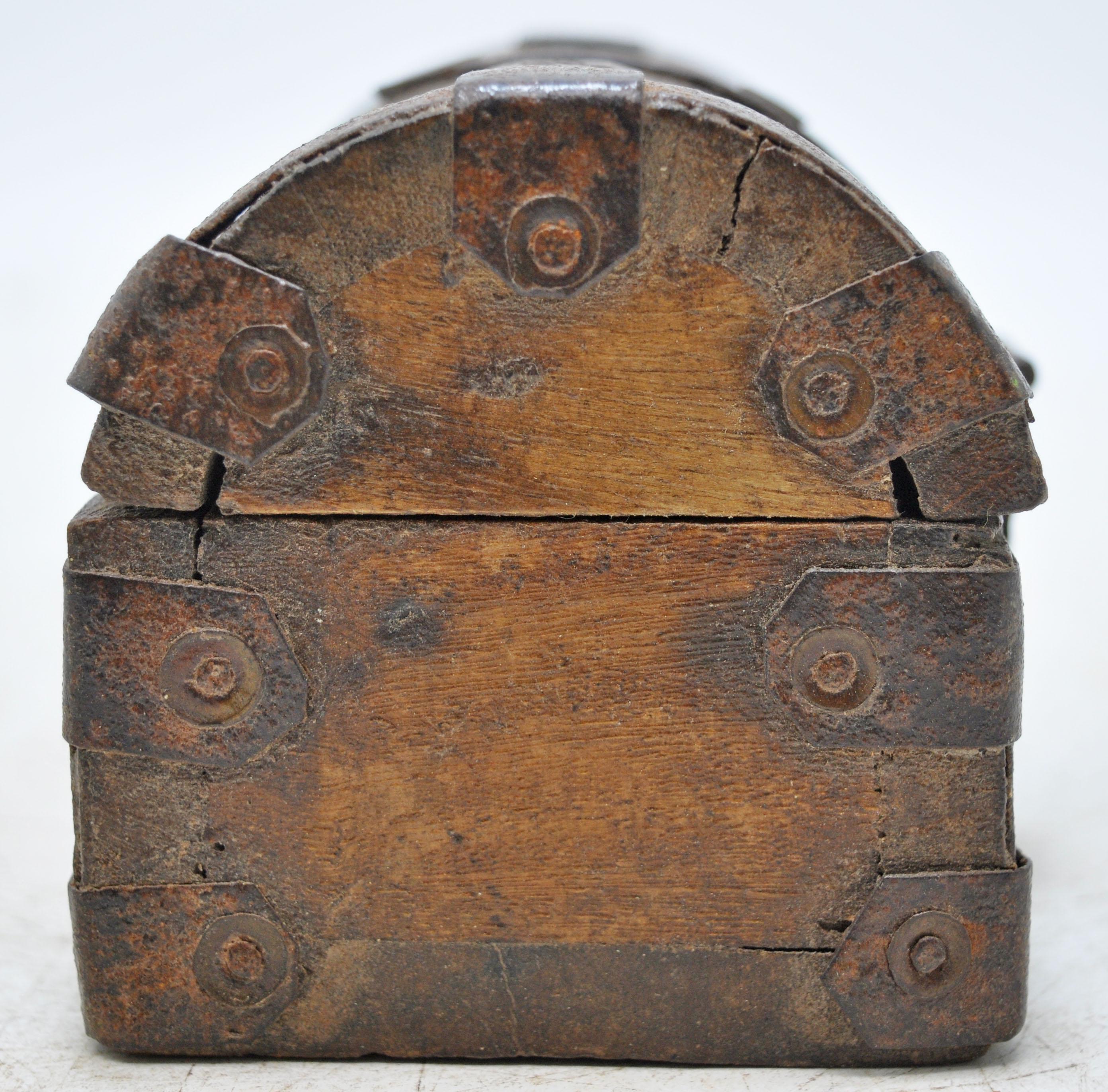 Vintage Wooden Half Round Top Storage Box Original Old Hand Crafted - Etsy