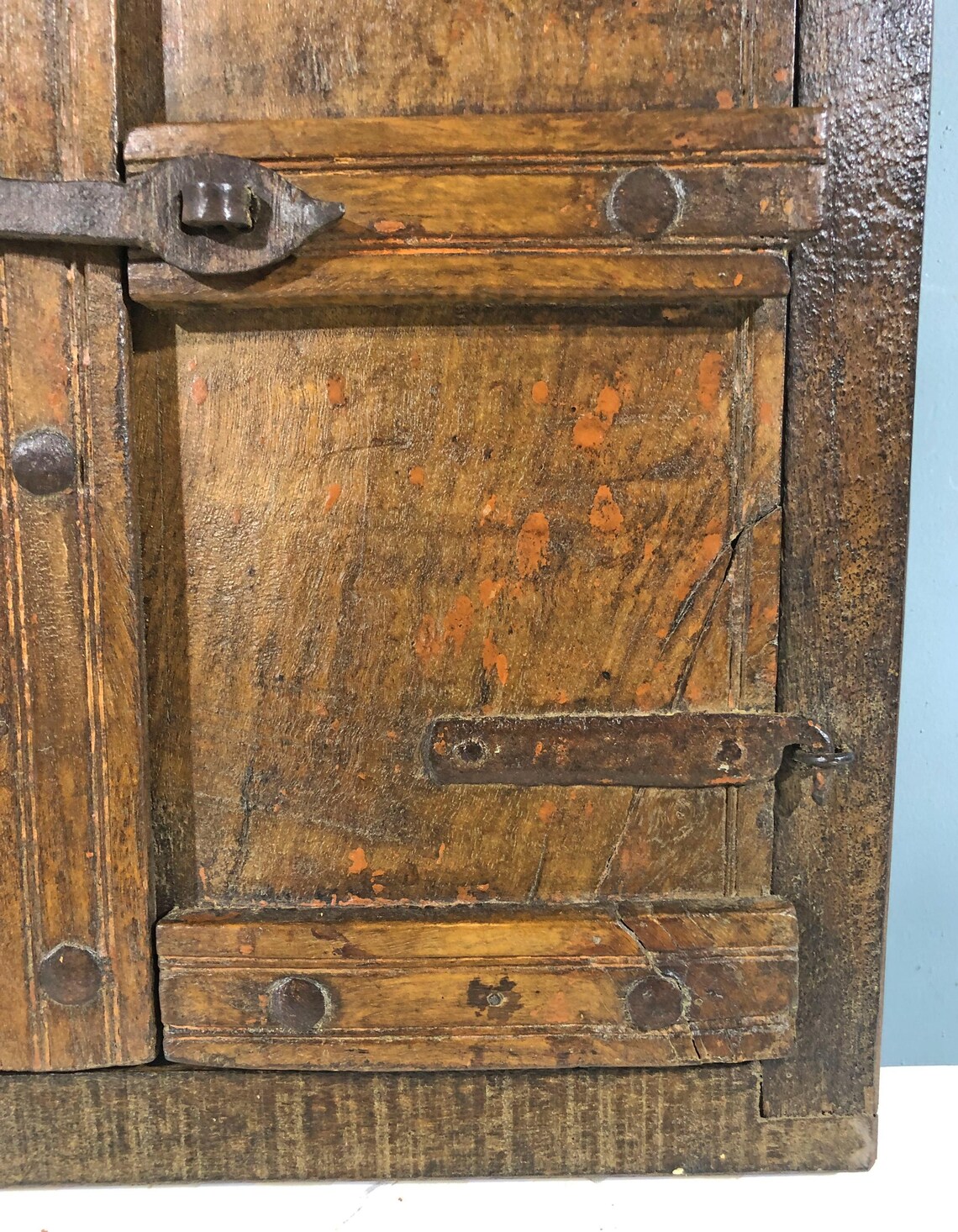 Antique Wooden Wall Décor Window Panel Original Old Fine Warm Rustic ...