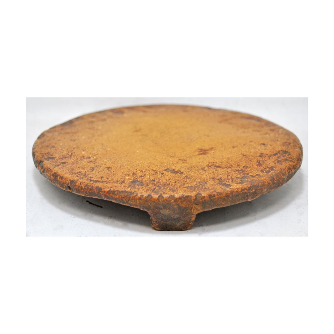 Antique Sand Stone Round Chapati Bread Rolling Plate Original Old Hand ...