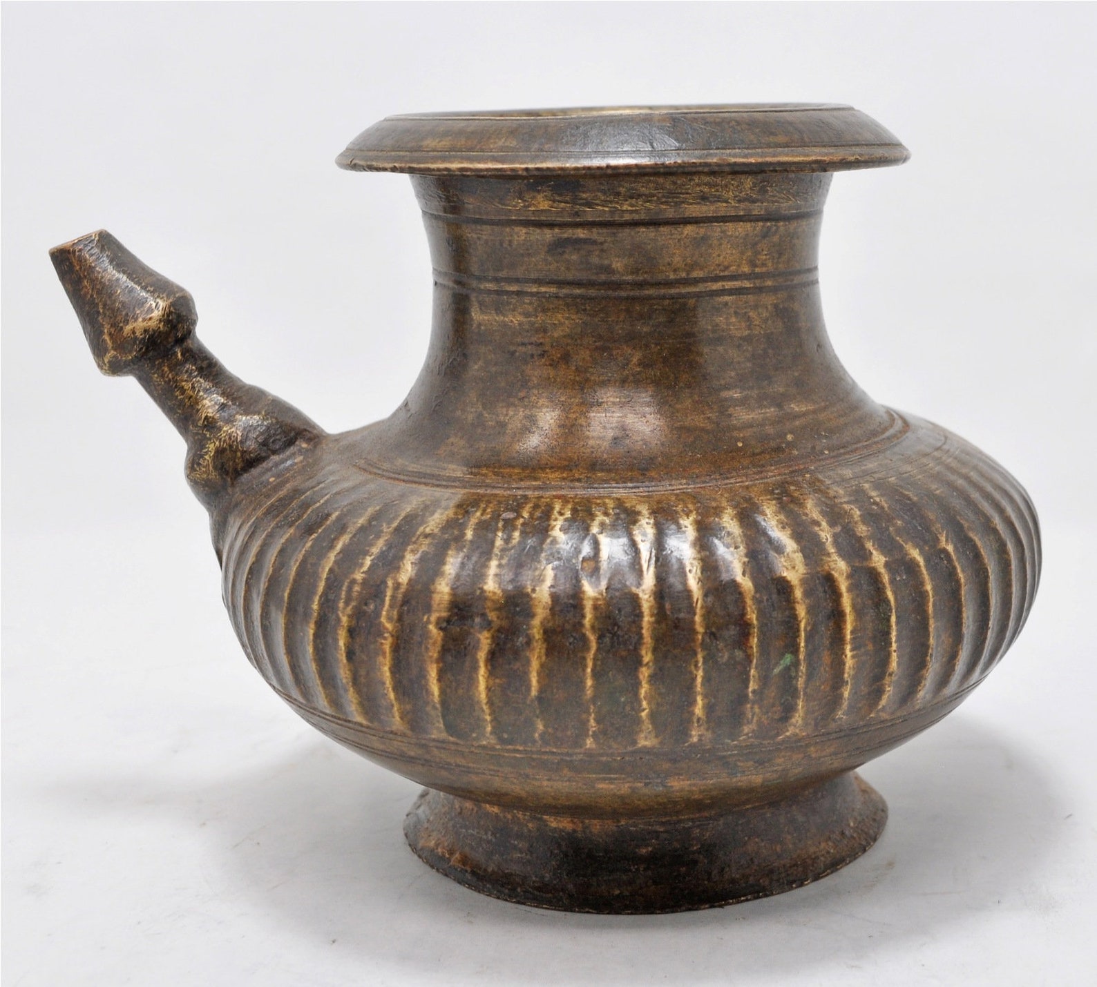 Antique Brass Water Drinking Pot With Spount Original Old Hand - Etsy