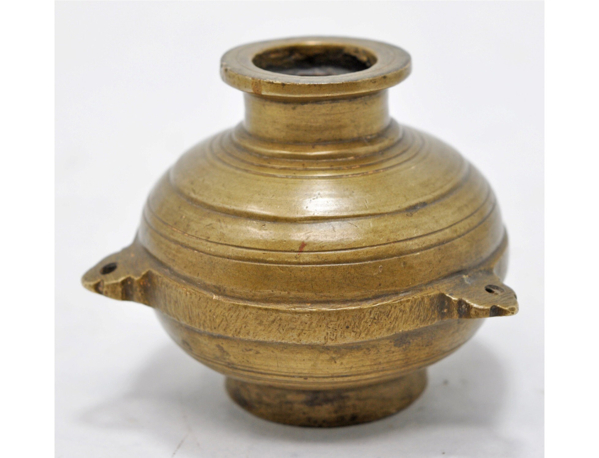 Antique Brass Ink Well Pot Original Old Hand Crafted Engraved | Etsy