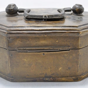 Antique Brass Betel Nuts Supari Box Orignal Old Hand Crafted | Etsy