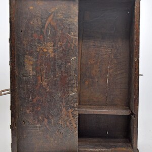 Antique Wooden Large Storage Chest Box Original Old Fine Hand Crafted ...