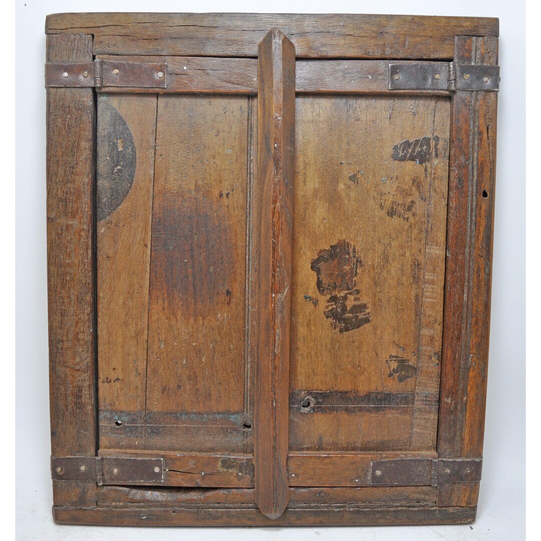 Vintage Rustic Reclaimed Wooden Window Panel Frame Original Old Hand ...