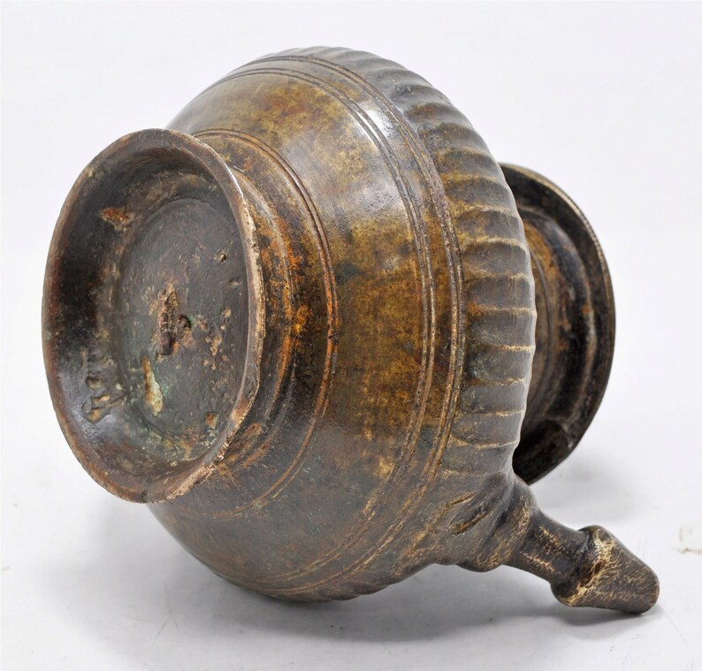 Antique Brass Water Drinking Pot With Spount Original Old Hand - Etsy