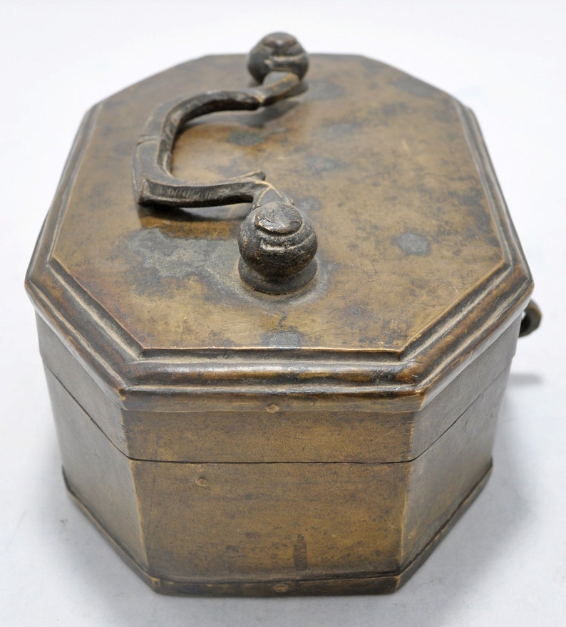 Antique Brass Betel Nuts Supari Box Orignal Old Hand Crafted | Etsy