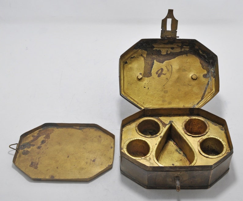 Antique Brass Betel Nuts Supari Box Orignal Old Hand Crafted - Etsy