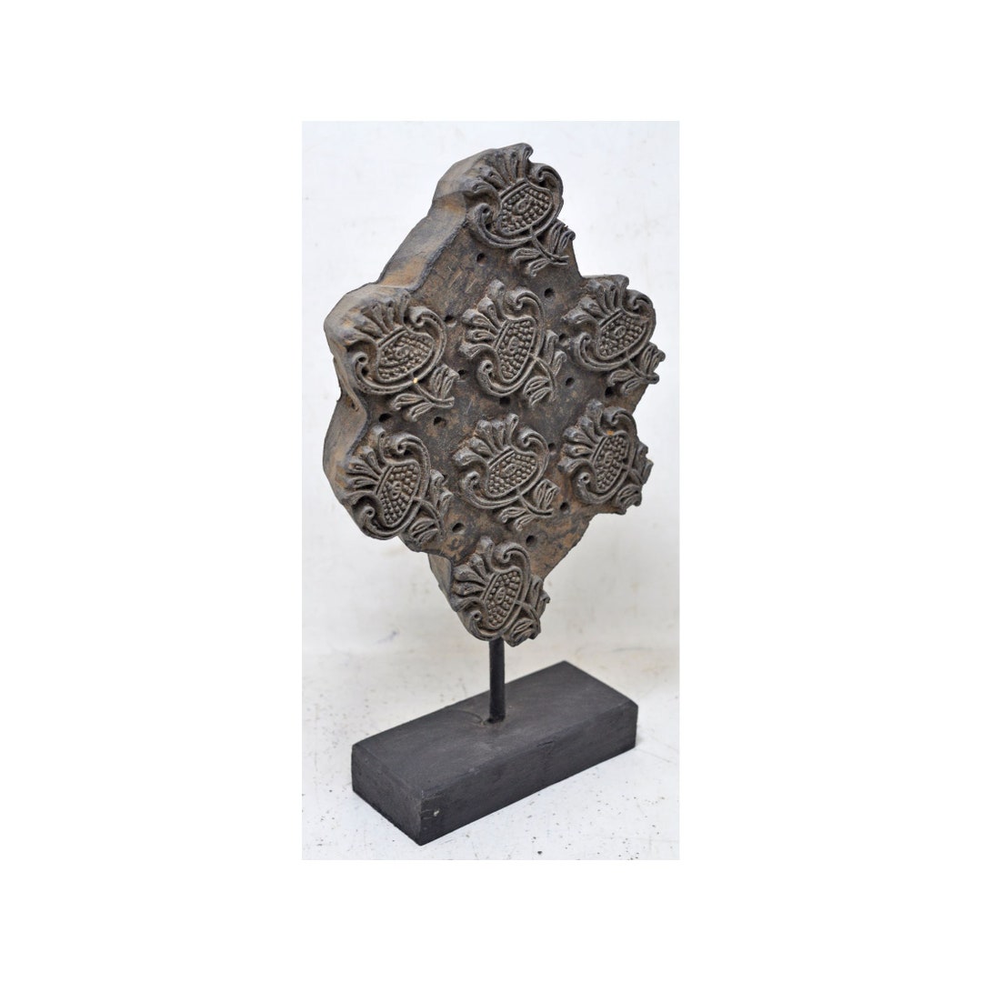 Antique Wooden Textile Printing Block Original Old Very Fine Hand ... Antique Wooden Textile Printing Block Original Old Very Fine Hand ...
