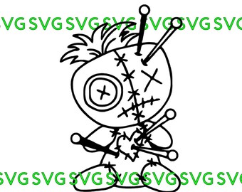 Voodoo Doll Svg | Etsy
