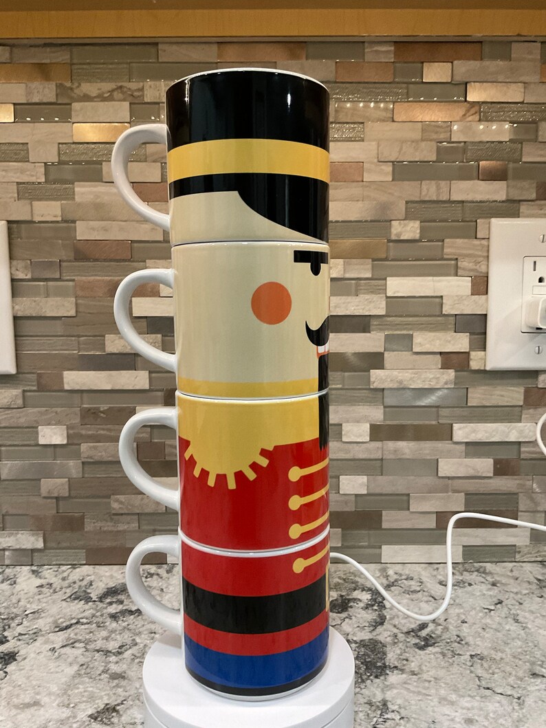 Nutcracker Stackable Coffee Mugs - Etsy