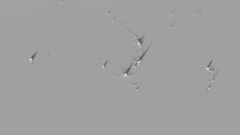 Global Population Density Spike Map grayscale - Etsy Ireland
