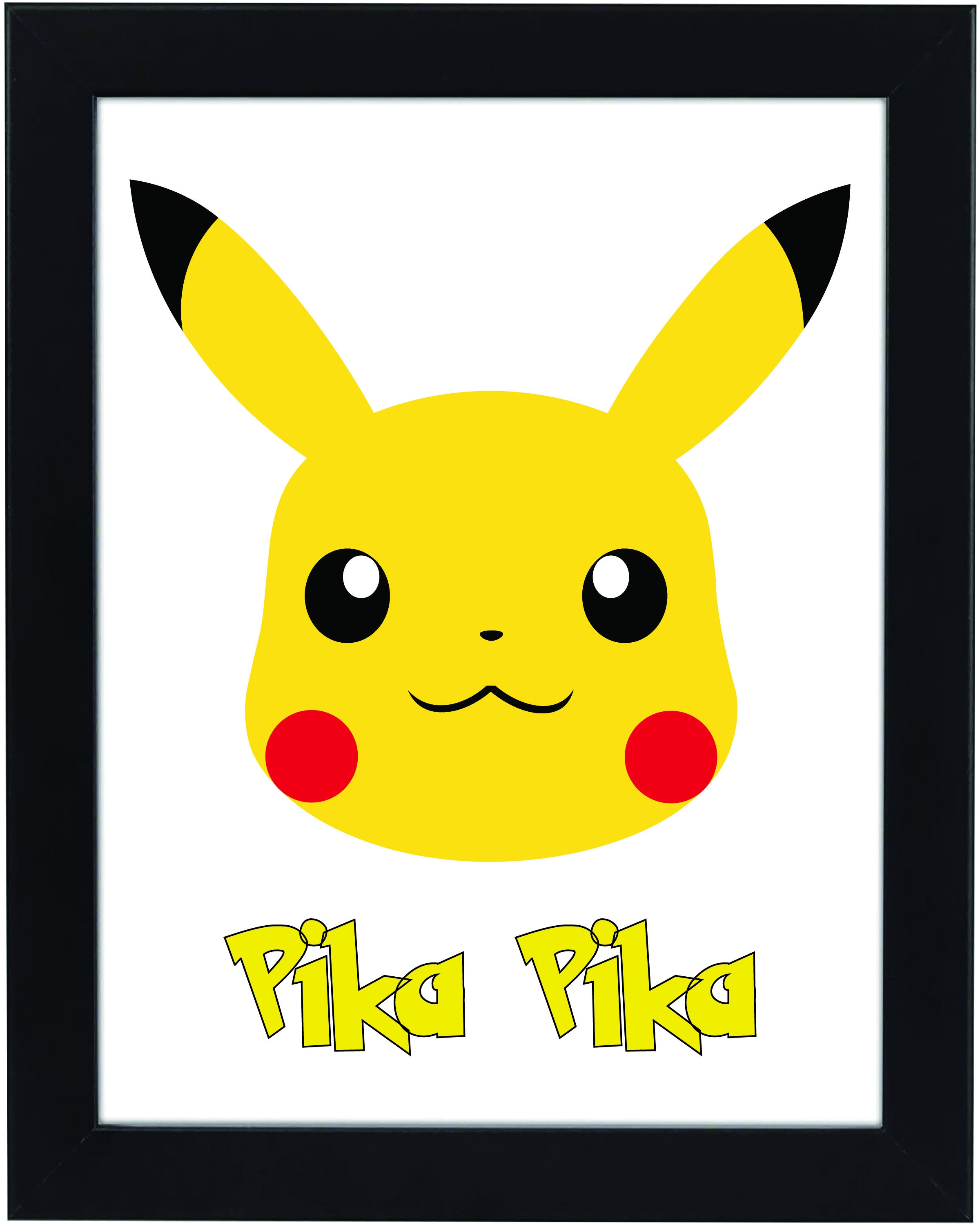 Pikachu Pika Pika Poster Digital Download - Etsy