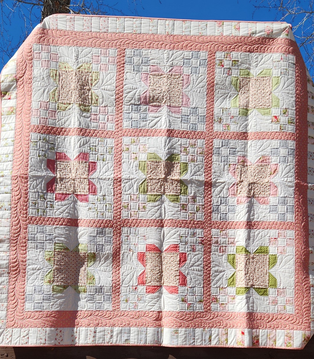 Pink Lady Full Size Quilt - Etsy