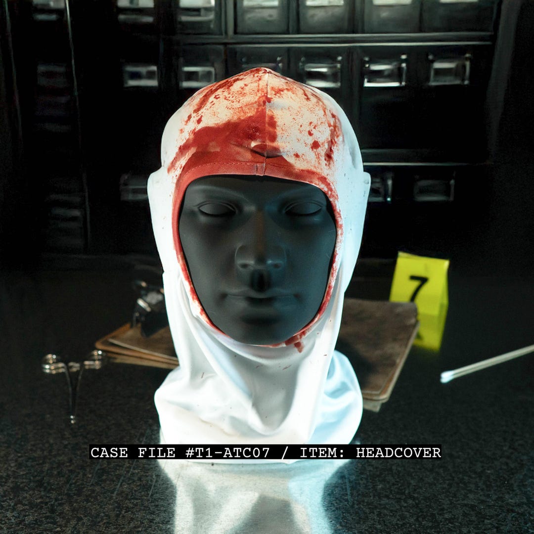Terrifying Mime Clown Bloody Headpiece – Killer Clown Hood for Horror ...