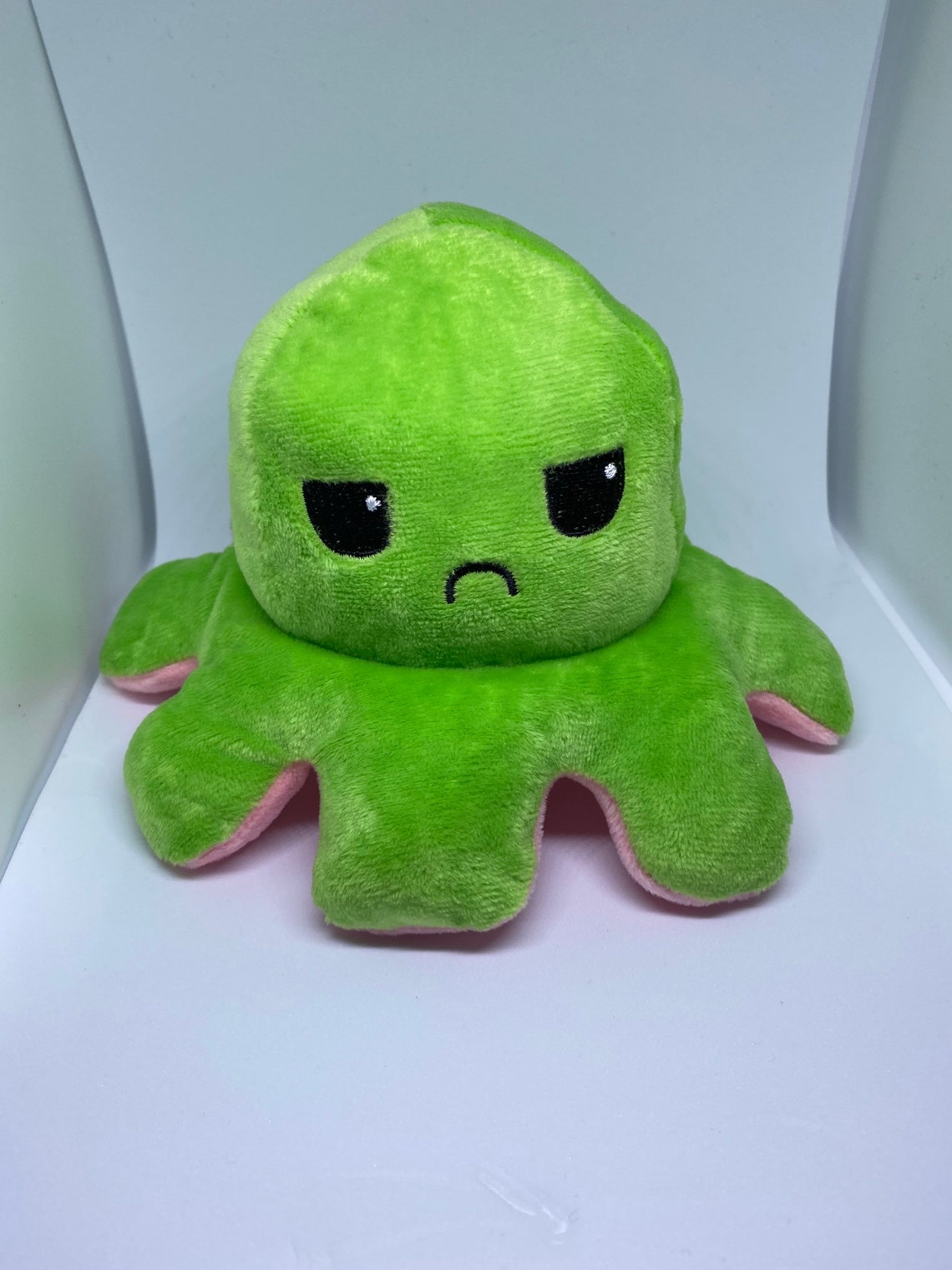 Reversible Octopus Happy/Sad Original Plush | Etsy