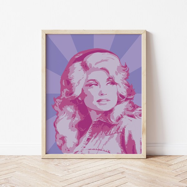 Pink Dolly Wall Art - Etsy