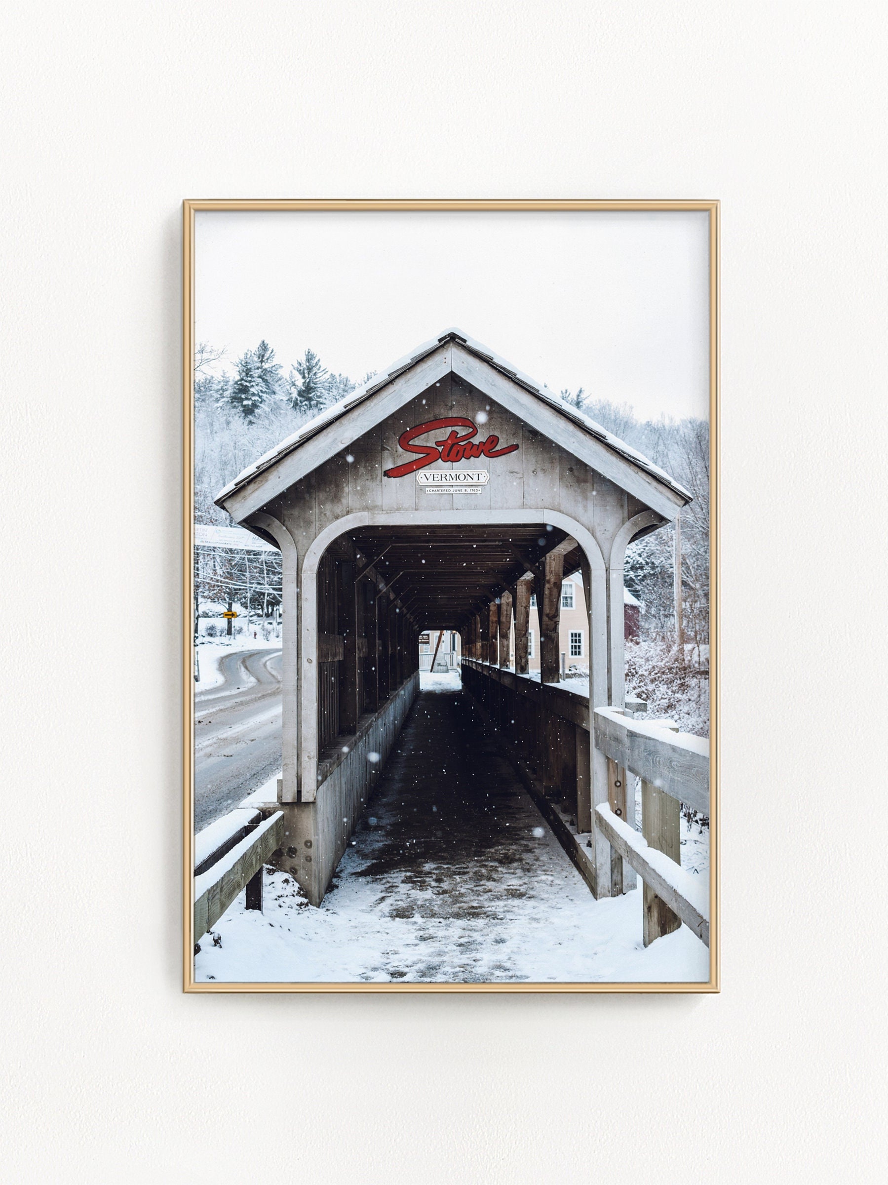 Vermont Photography par Simplymekb Impression photo non encadrée du ...