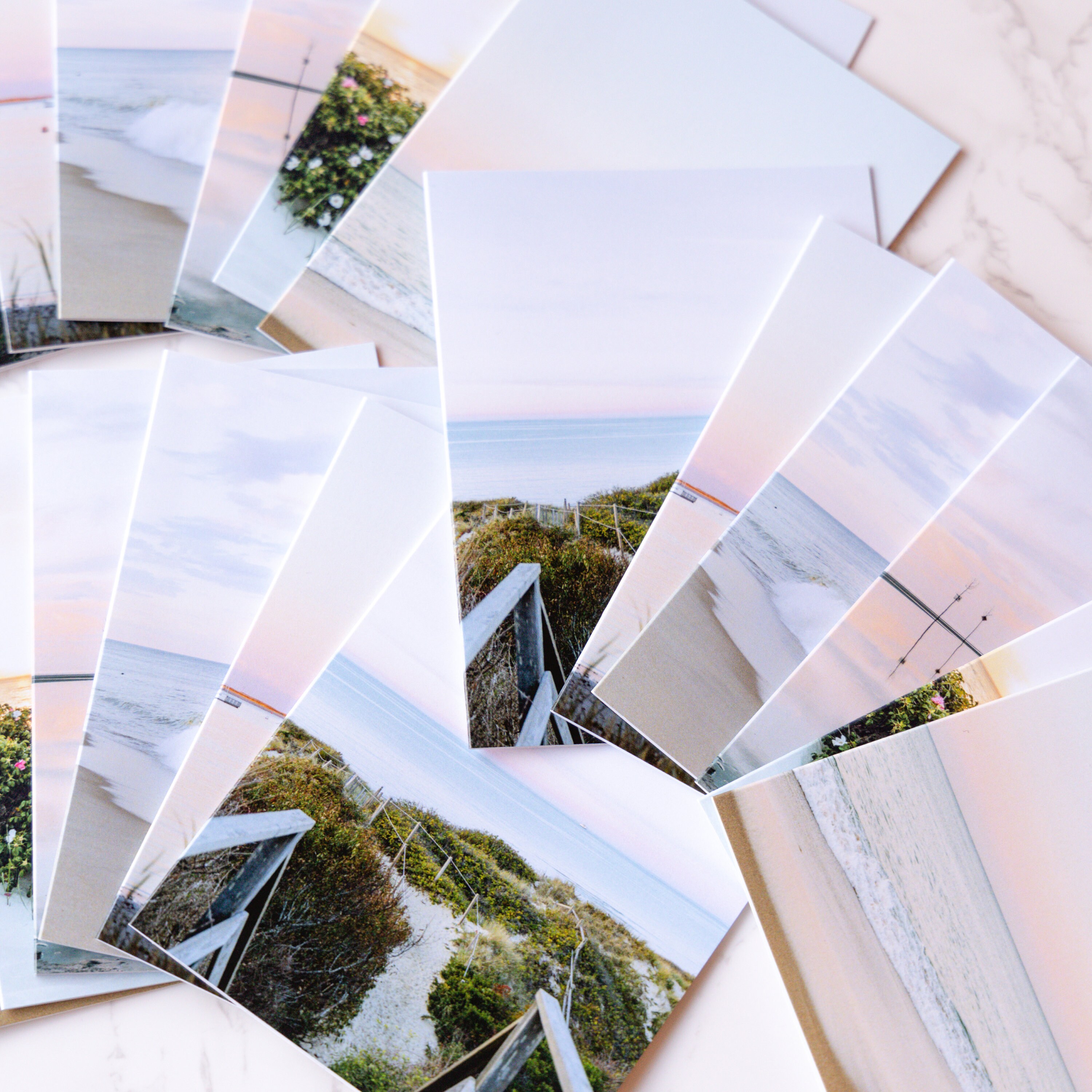 Cape Cod and the Islands Beach Sunset Assorted Photo Notecards - Etsy