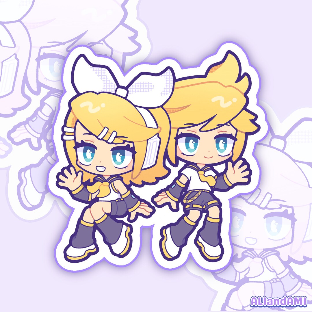 STICKER - Twin Vocals 3" Vinyl Die-cut Stickers - Etsy