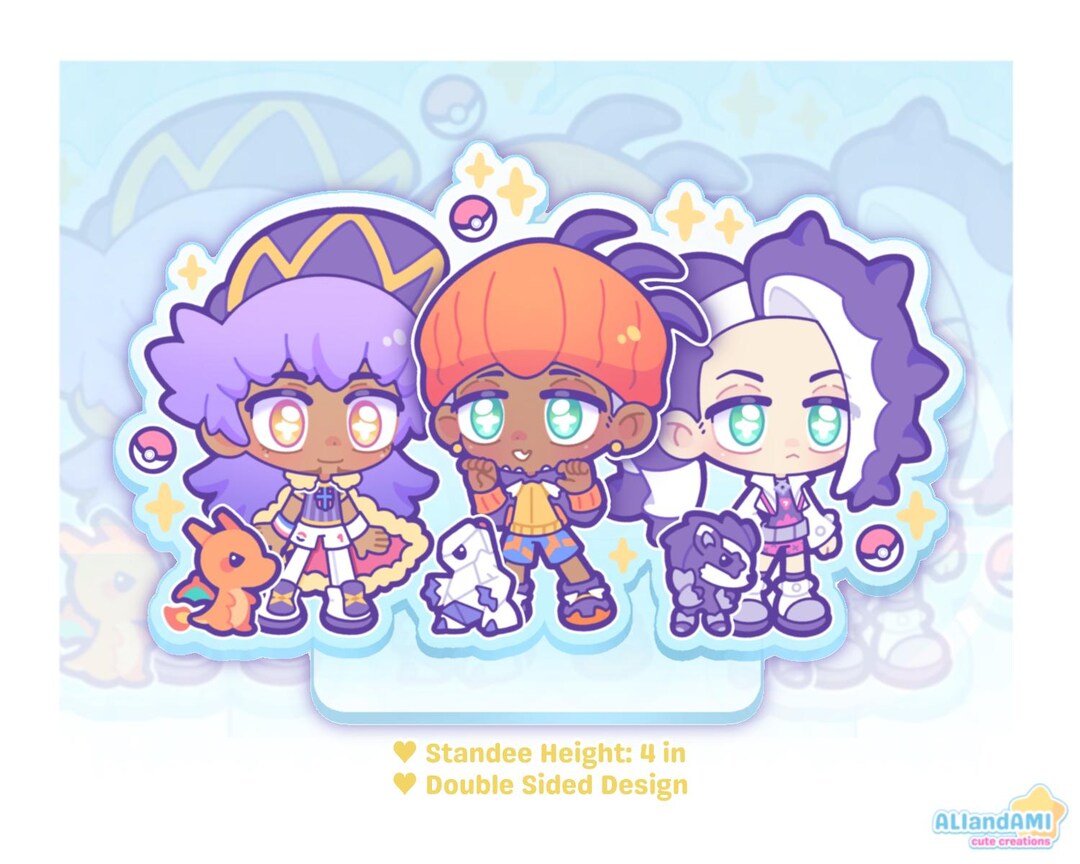 STANDEE - Standee de acrílico transparente de doble cara SWSH Champions ...