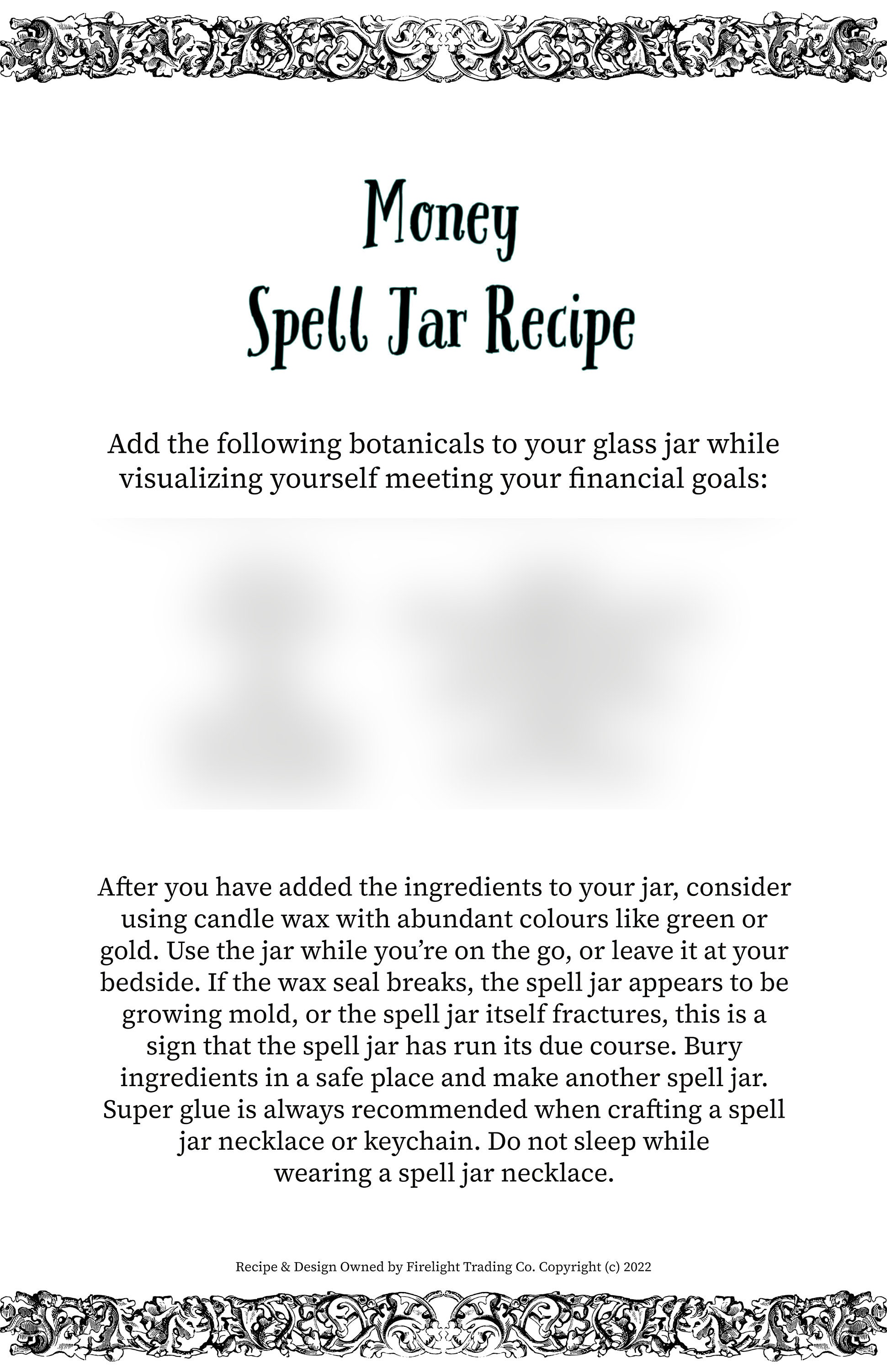 Money Spell Jar Recipe | DIY Spell Jar | Cash Money Magic | Book of ...