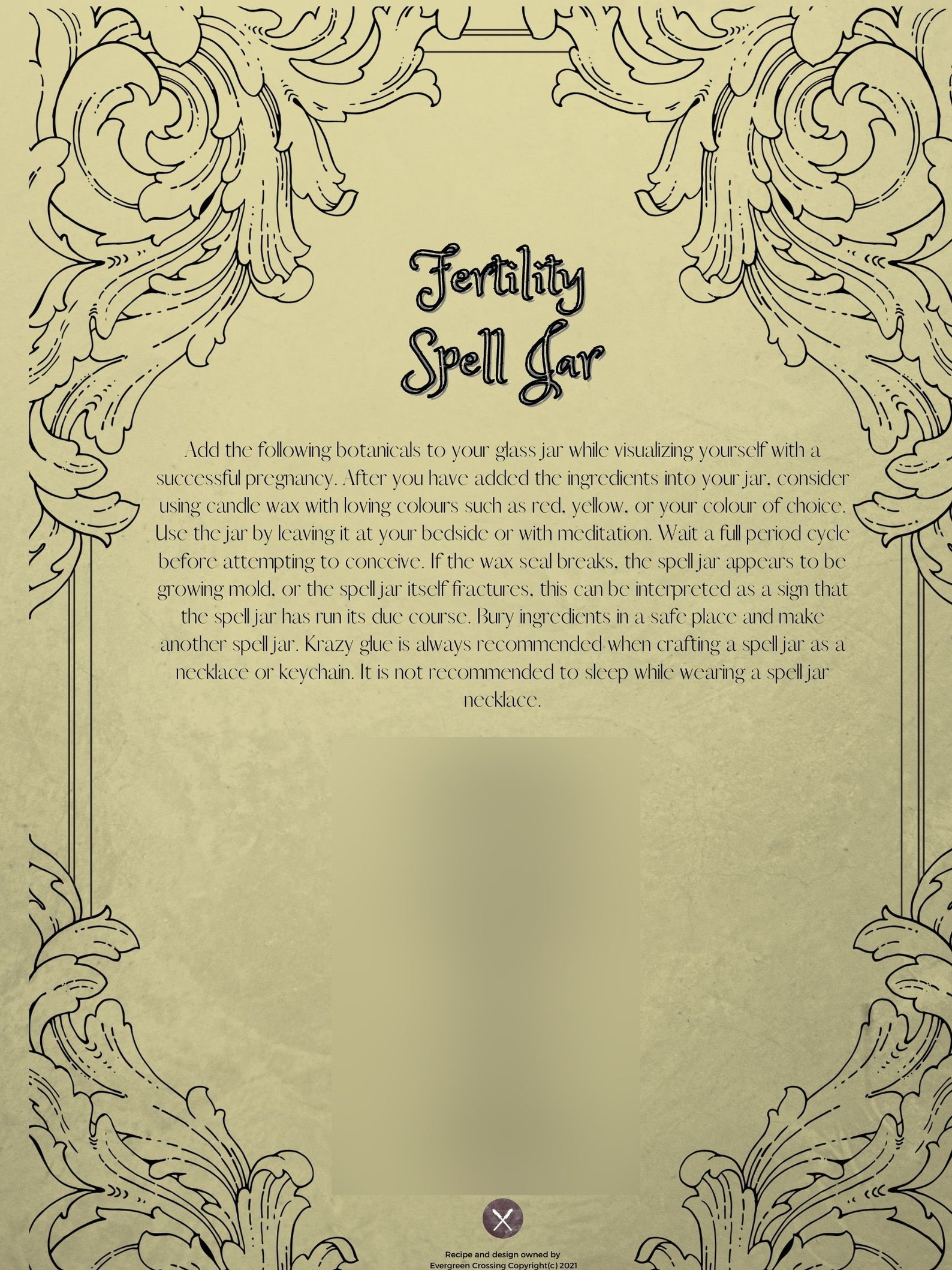 13 Spell Jar Recipes PDF | Etsy