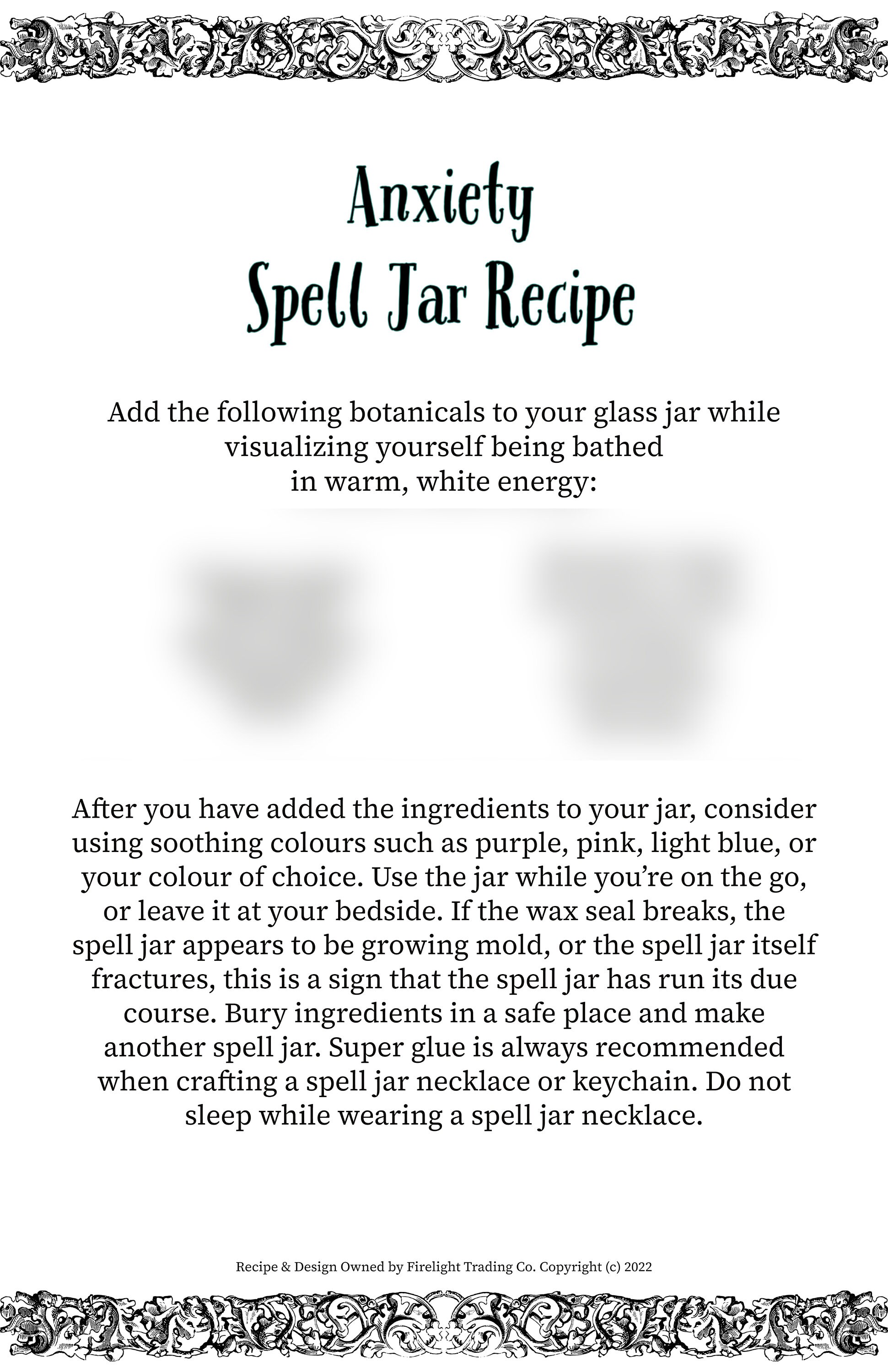 Anxiety Spell Jar Recipe | DIY Spell Jar | Anxiety Magic | Book of ...