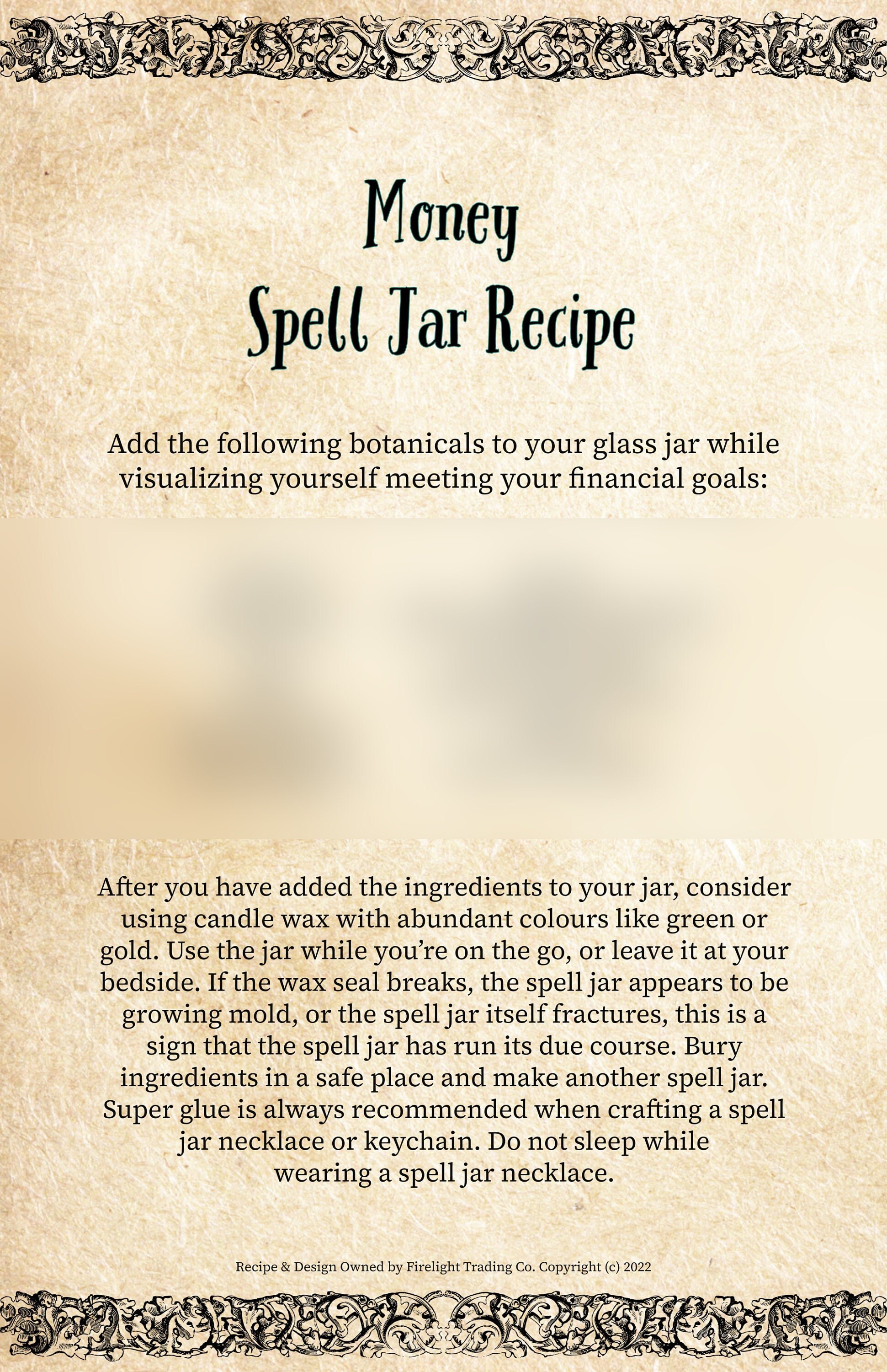 Money Spell Jar Recipe | DIY Spell Jar | Cash Money Magic | Book of ...