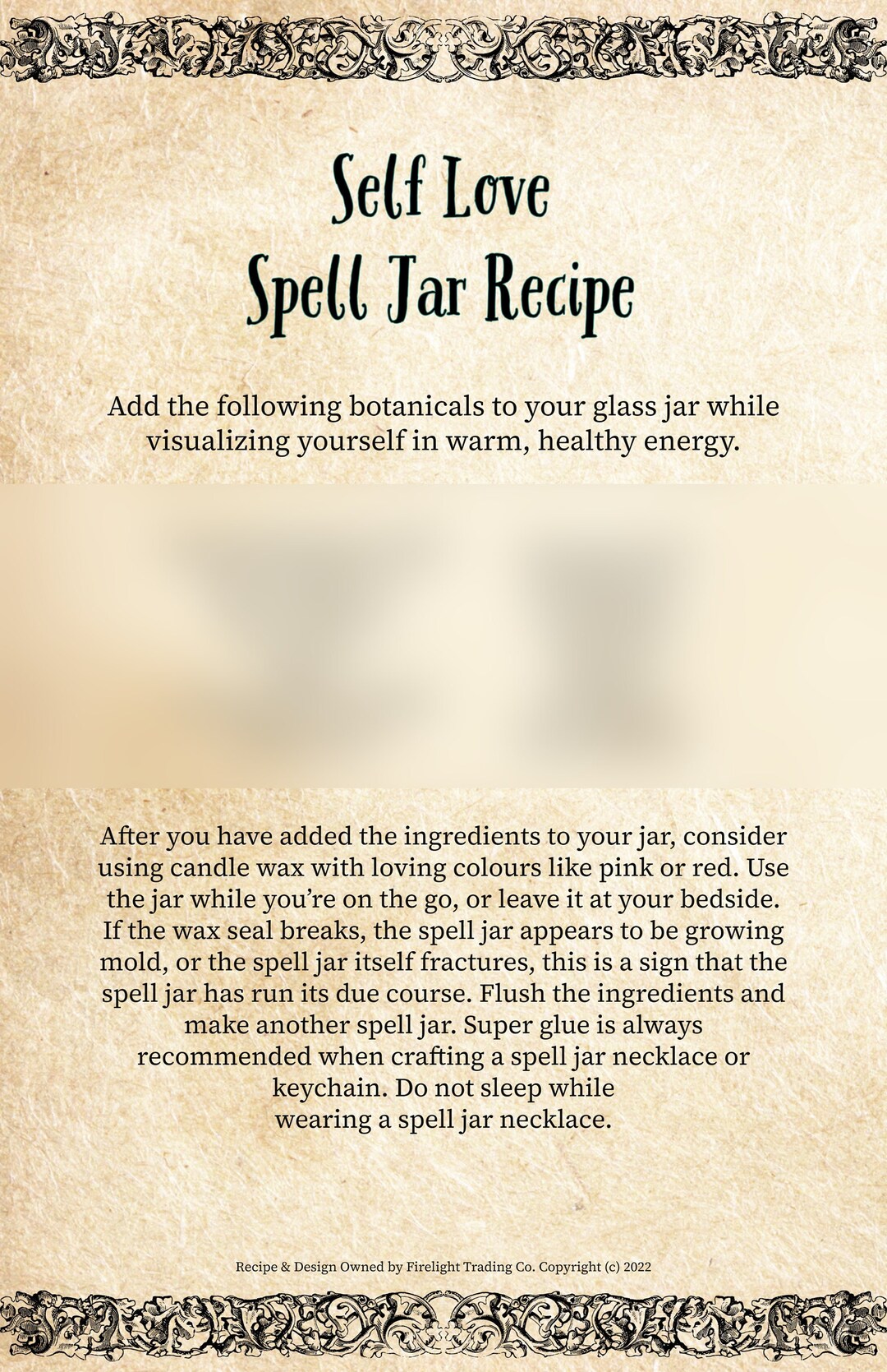 Receta de tarro de hechizos de amor propio / Tarro de hechizos de ...