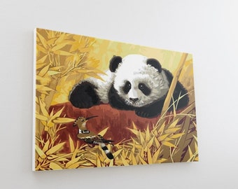 Panda Paint by Numbers - Etsy