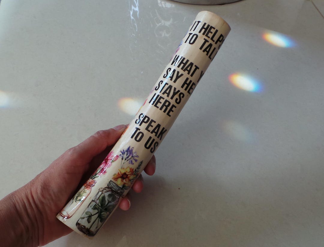 Handmade Pine Talking Stick: Therapy Tool With Positive Energy - Etsy