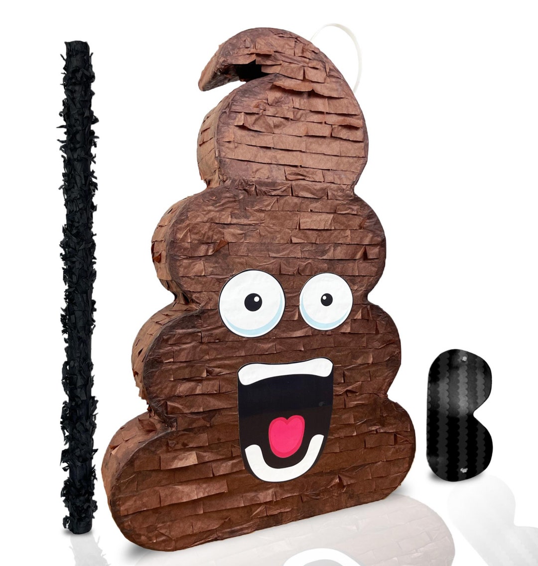 Funny Poop Piñata Set, Perfect for Birthday Party Decorations, Bachelor ...
