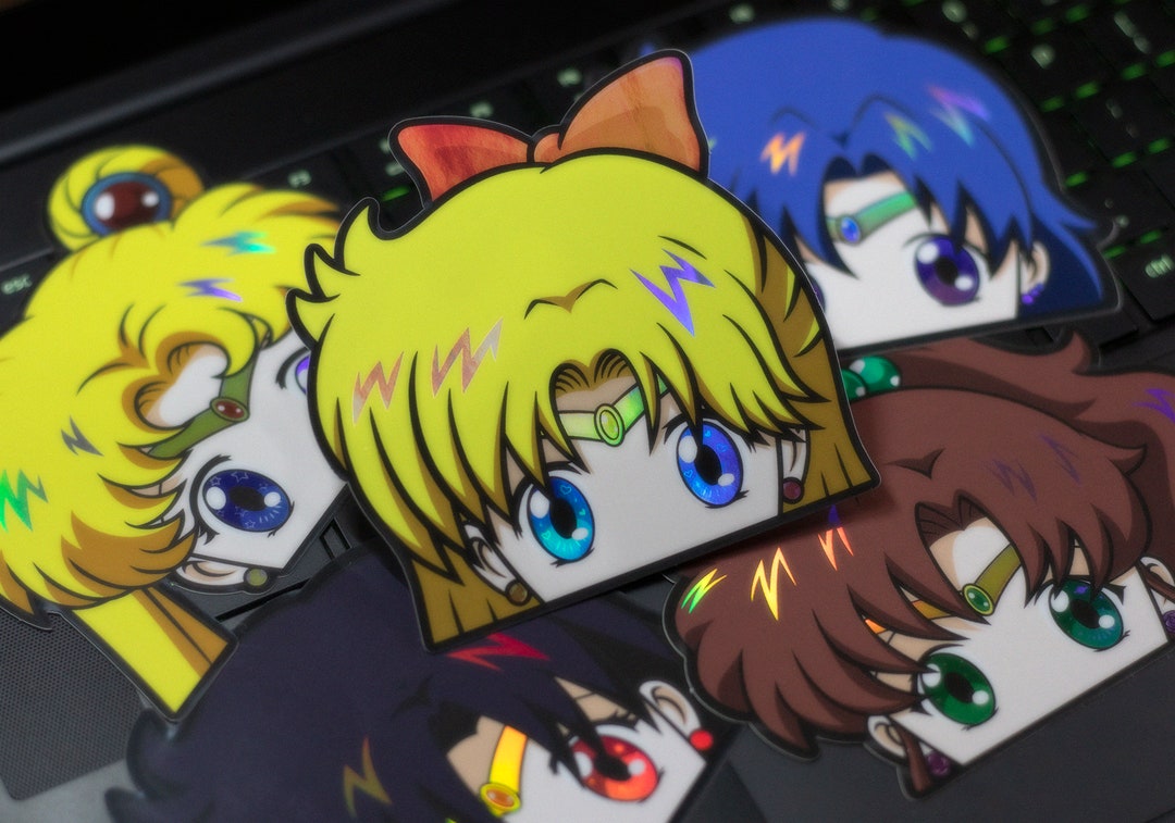 Anime Peekers (holo) - Etsy