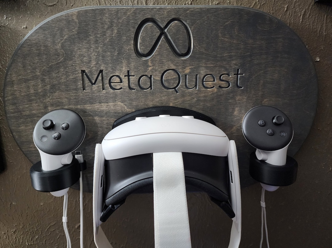 Meta Quest 3 and Meta Quest 3S VR Headset Wall Mount. Free ...